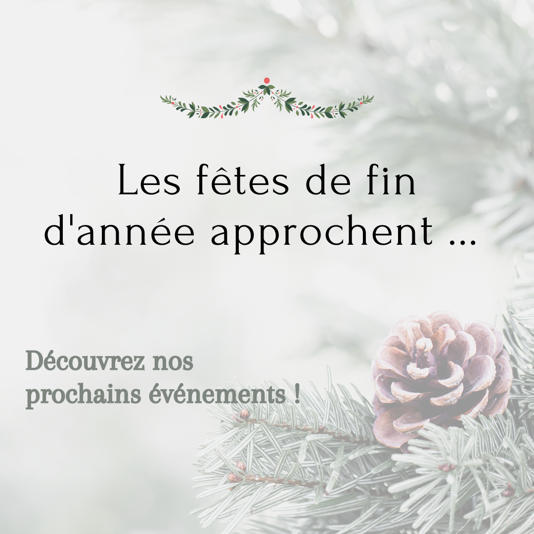 Nos événements à venir pour la fin d'année 2022 ! – Blanville